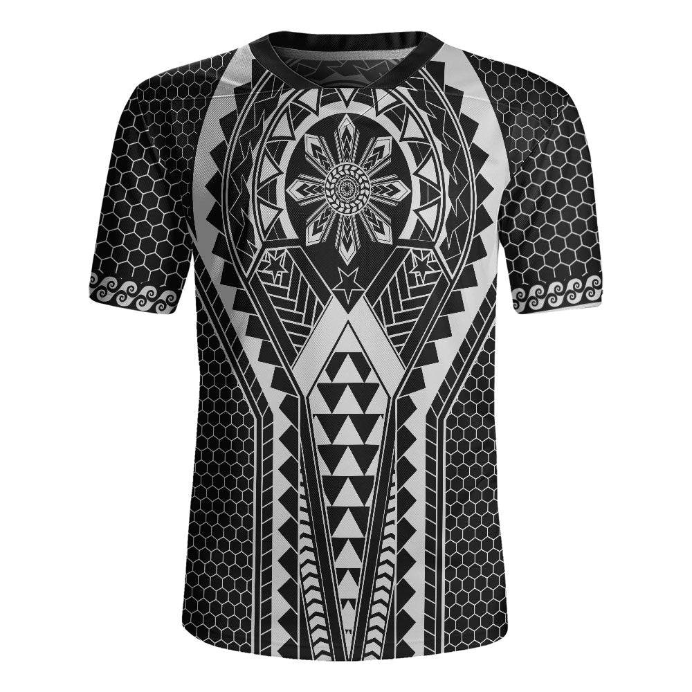 Philippines Filipinos Rugby Jersey Batok Filipino Tattoo Style ...