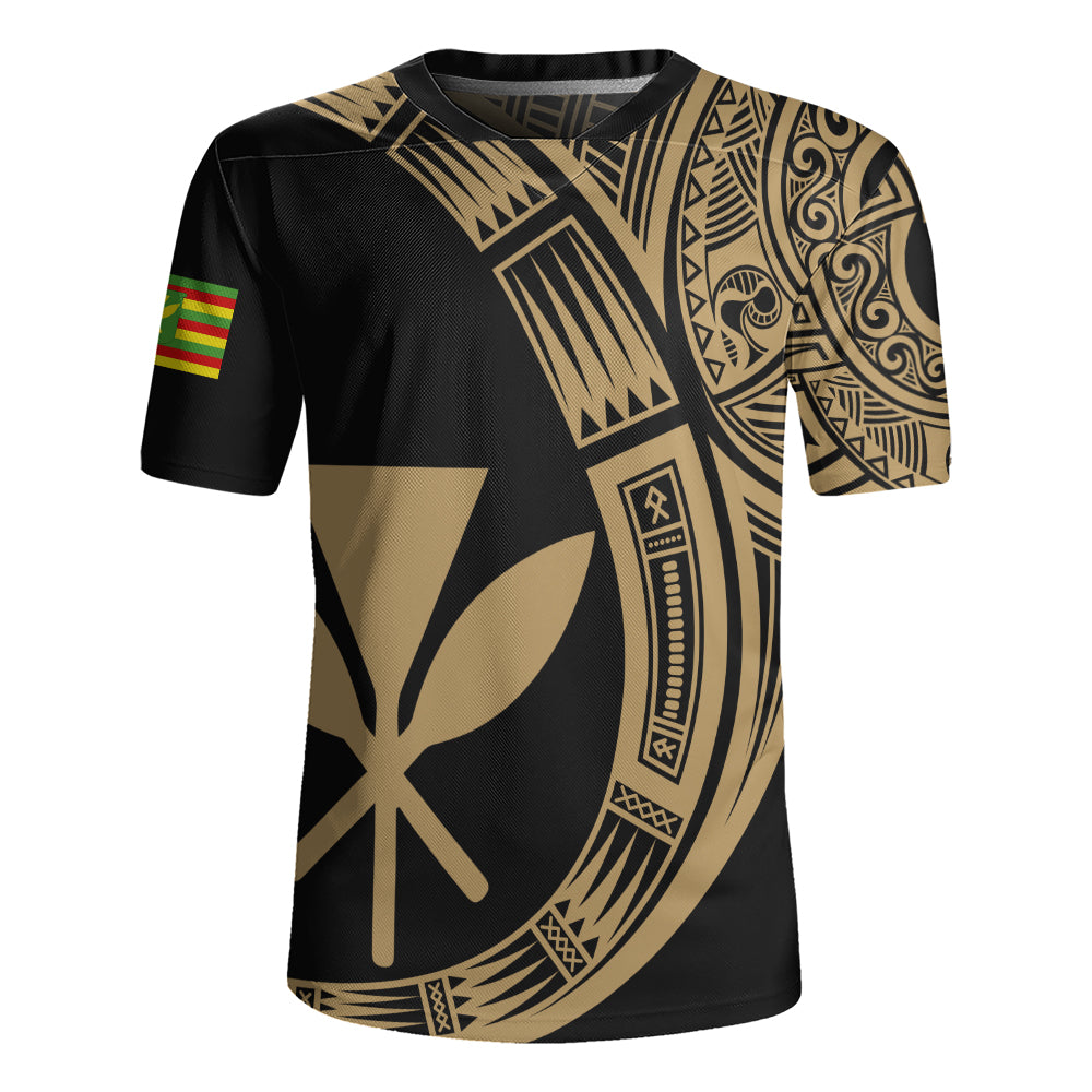Hawaii Rugby Jersey Polynesia Tribal Spirits Of Kanaka Seal | Polynesian.co
