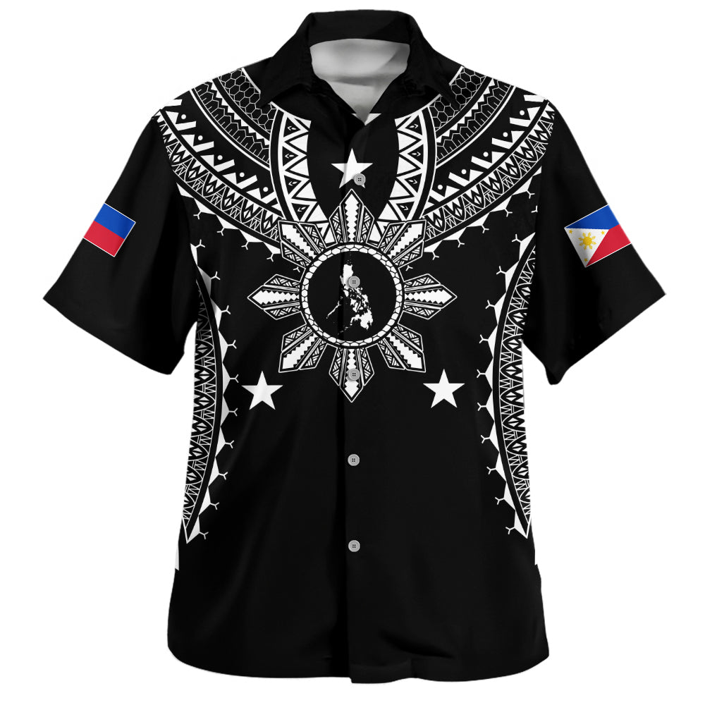 Philippines Filipinos Hawaiian Shirt Tattoo Batok Tribal Motifs Designs ...