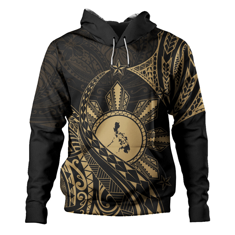 Philippines Filipinos Hoodie Filipino Polynesia Star With Tribal Design ...