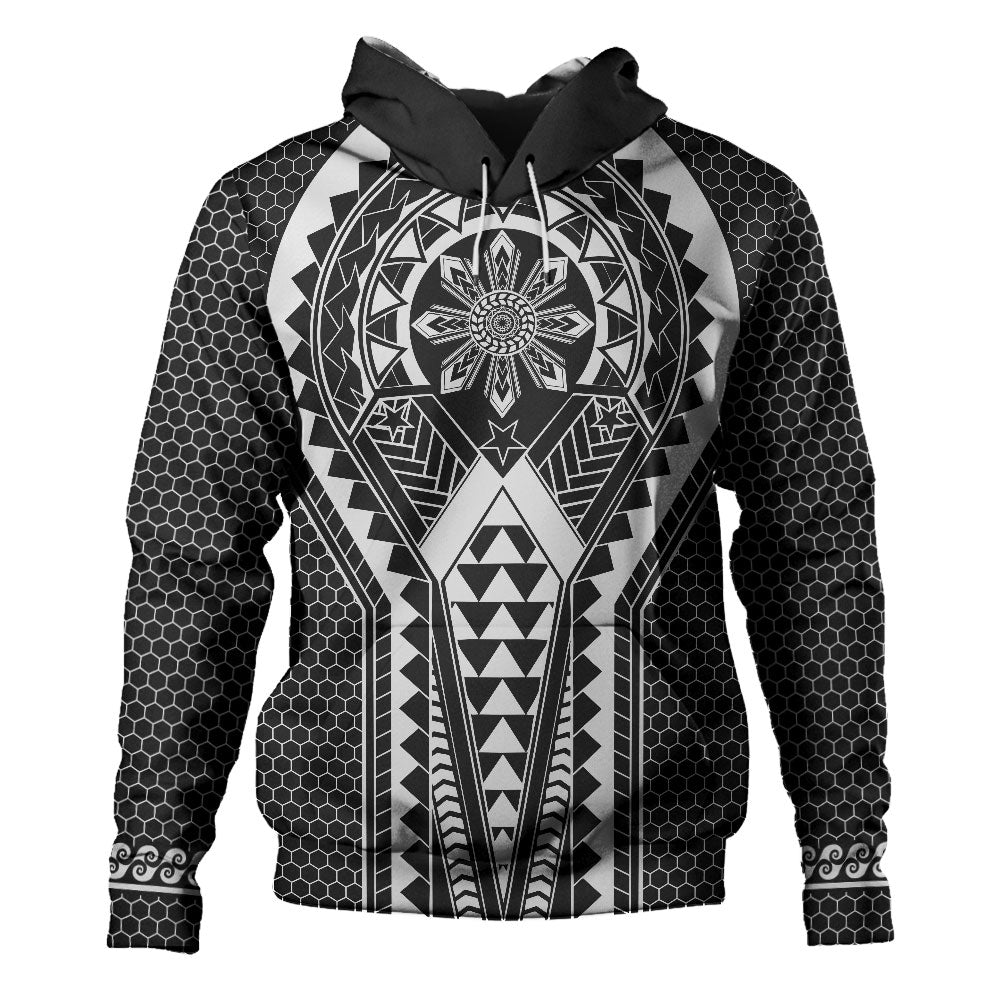 Philippines Filipinos Hoodie Batok Filipino Tattoo Style | Polynesian.co