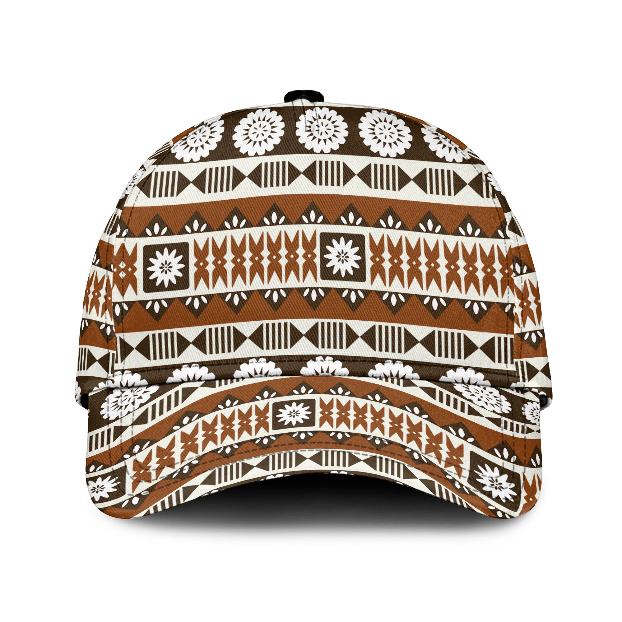 Fiji Cap Tapa Masi Pattern | Polynesian.co