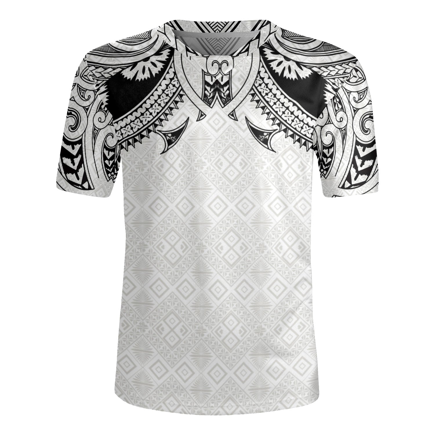 Fiji Rugby Jersey Fijian Masi Pacific Tribal Designs | Polynesian.co