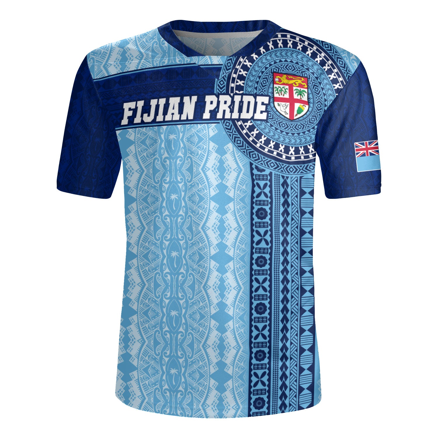 Fiji Rugby Jersey - Custom Forever Fiji Tapa Pattern Design | Polynesian.co