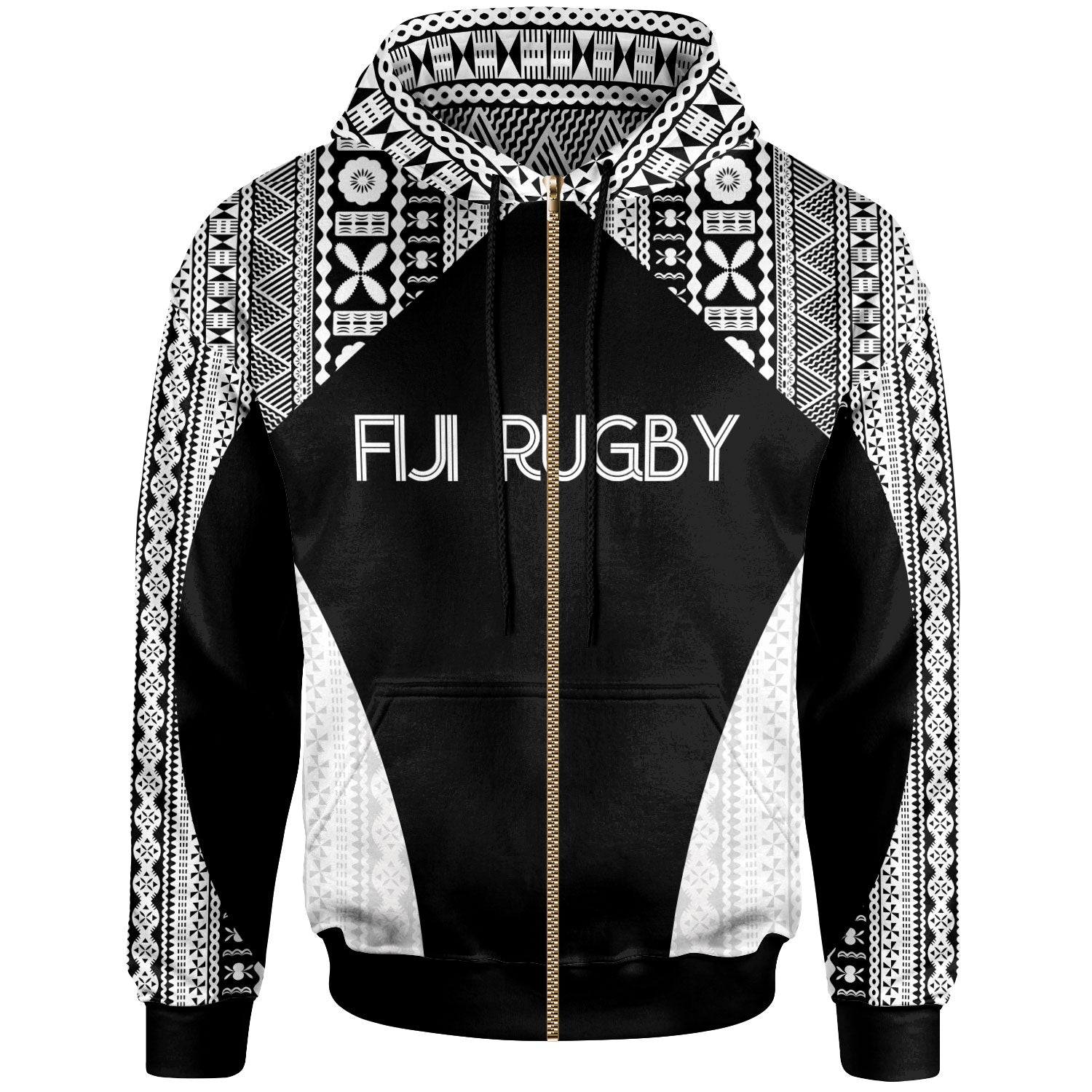 Fiji Hoodie - Rugby Palm Symbol | Polynesian.co
