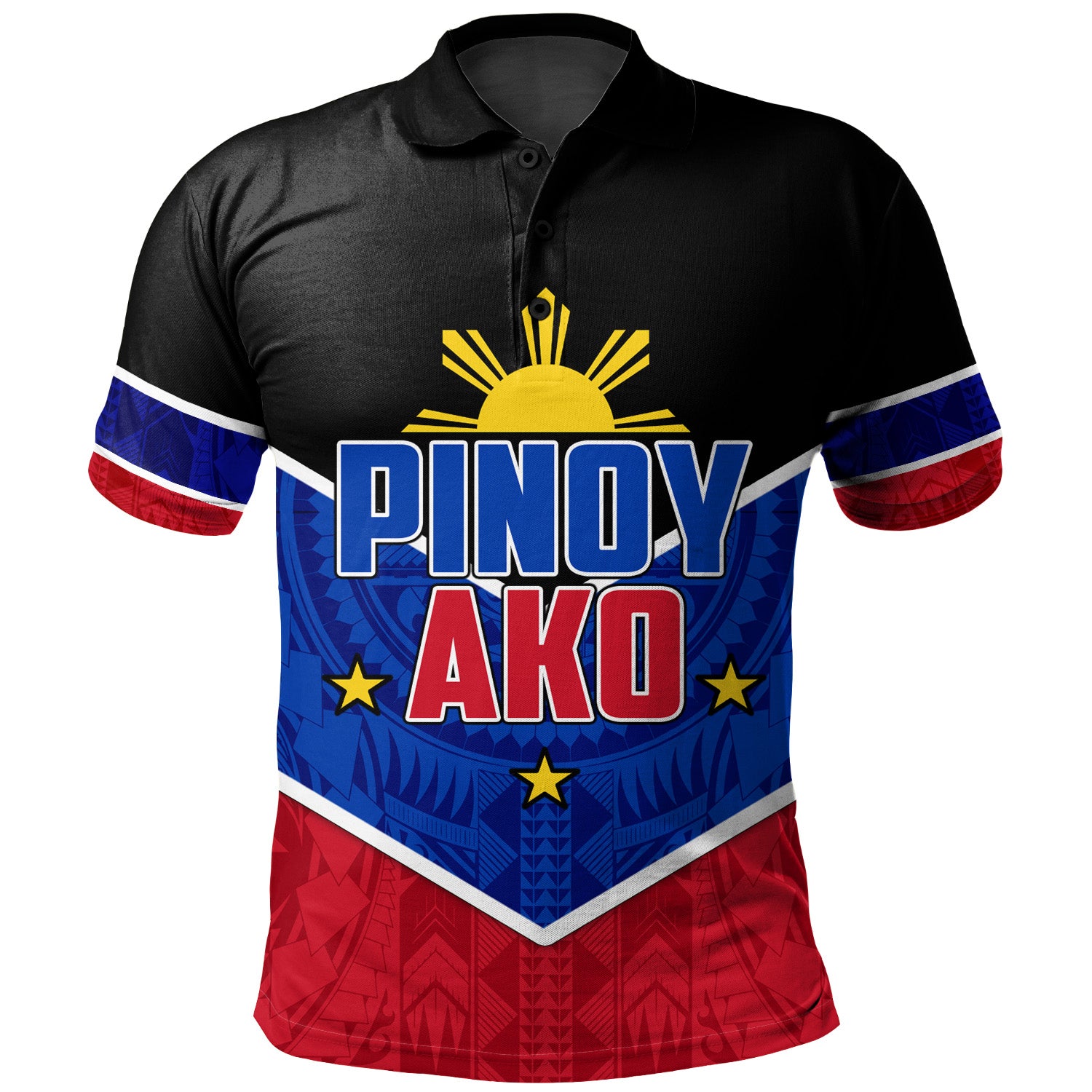 Philippines Filipinos Polo Shirt Pinoy Ako Style | Polynesian.co