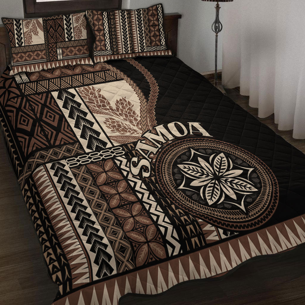 Samoa Quilt Bed Set Samoan Siapo Motif Classic Style | Polynesian.co