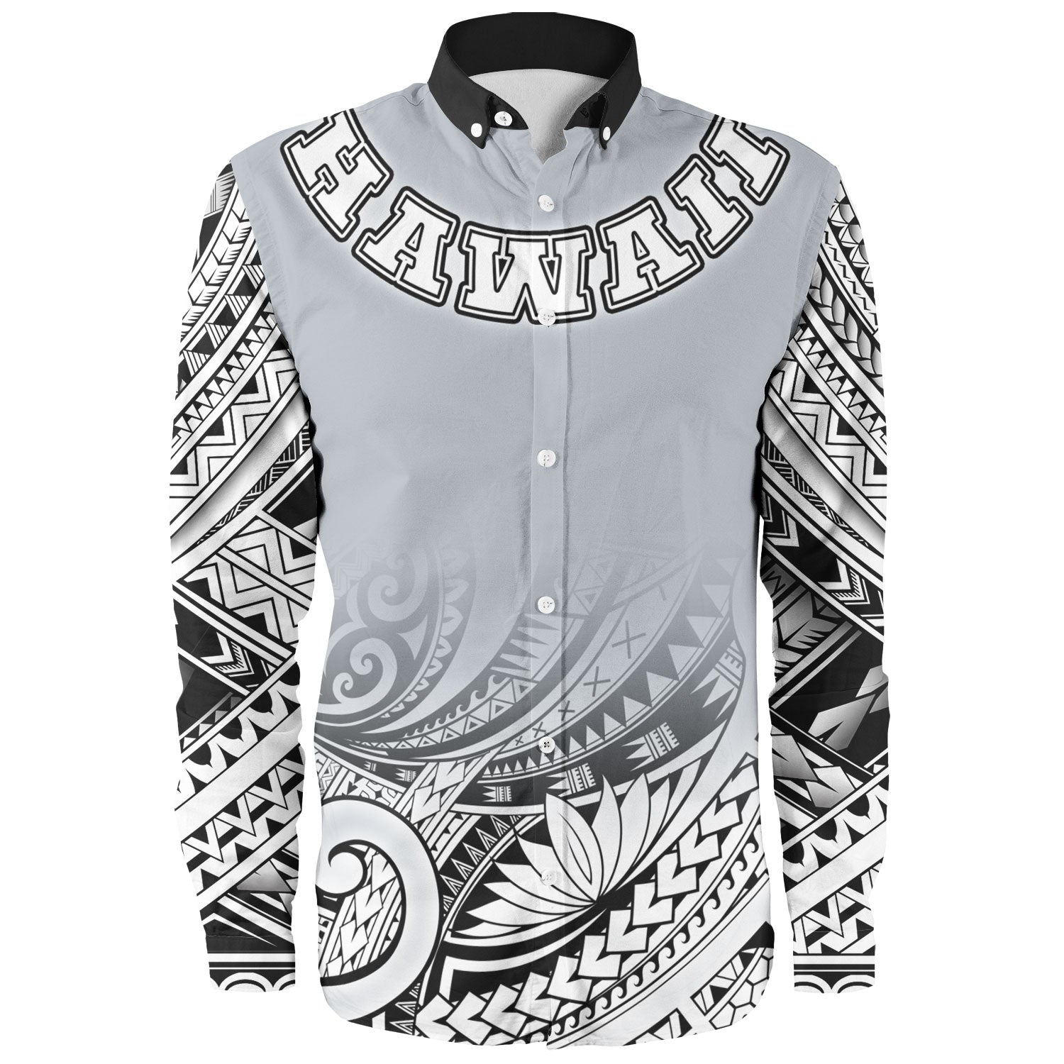Hawaii Custom Personalised Long Sleeve Shirt Polynesian Style Tattoo ...