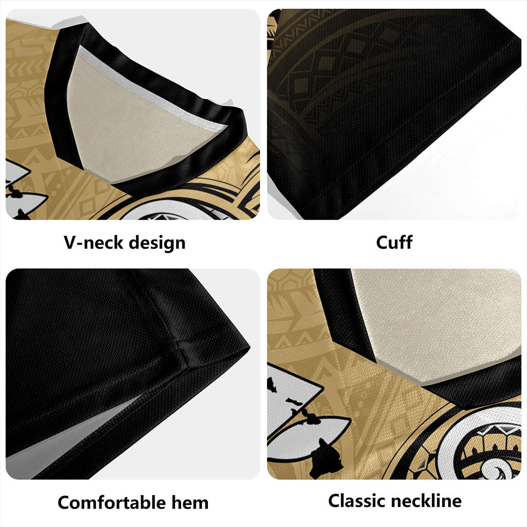 Hawaii Rugby Jersey Kanaka Map Polynesian Tribal Style | Polynesian.co