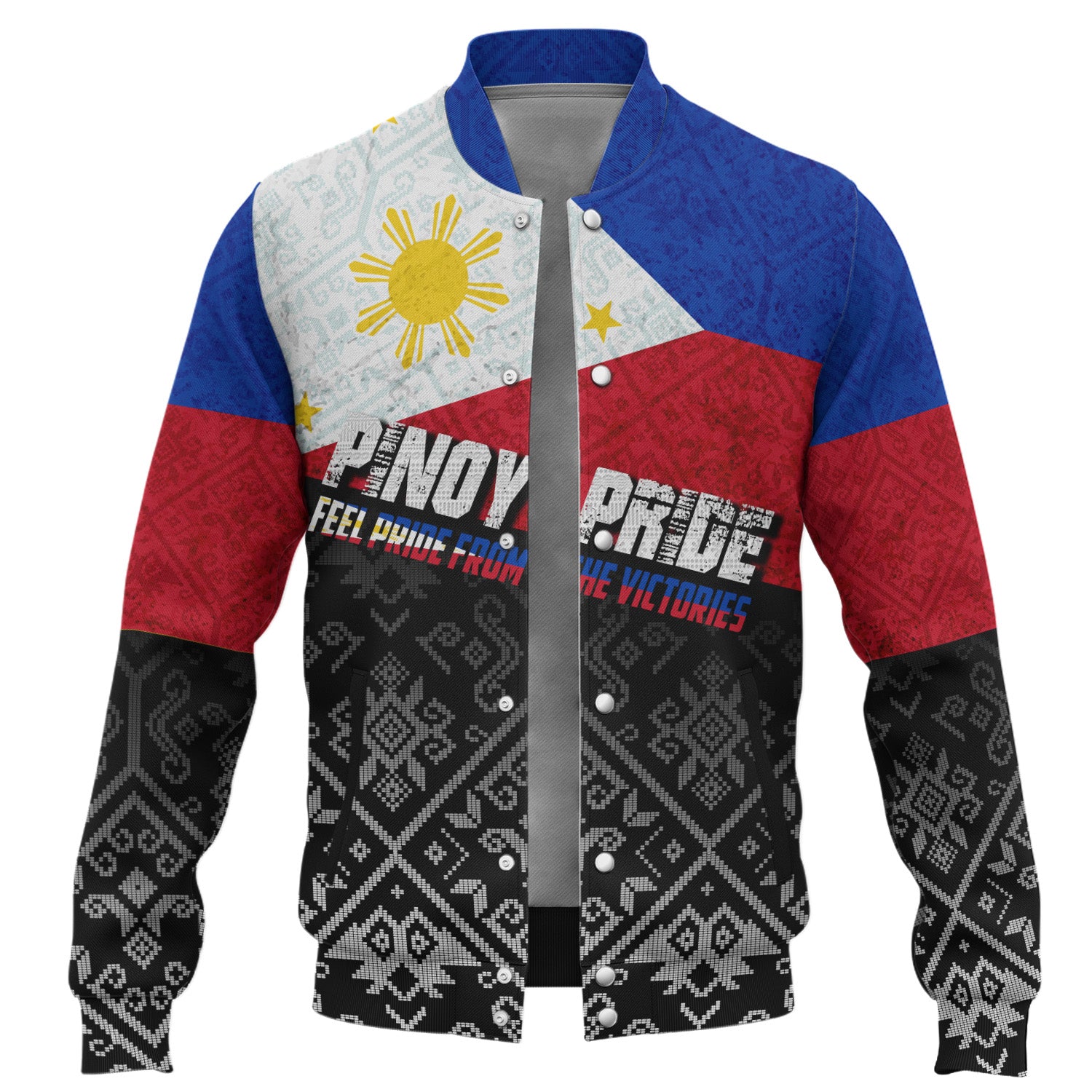 Philippines Filipinos Baseball Jacket Pinoy Pride Grunge Style ...