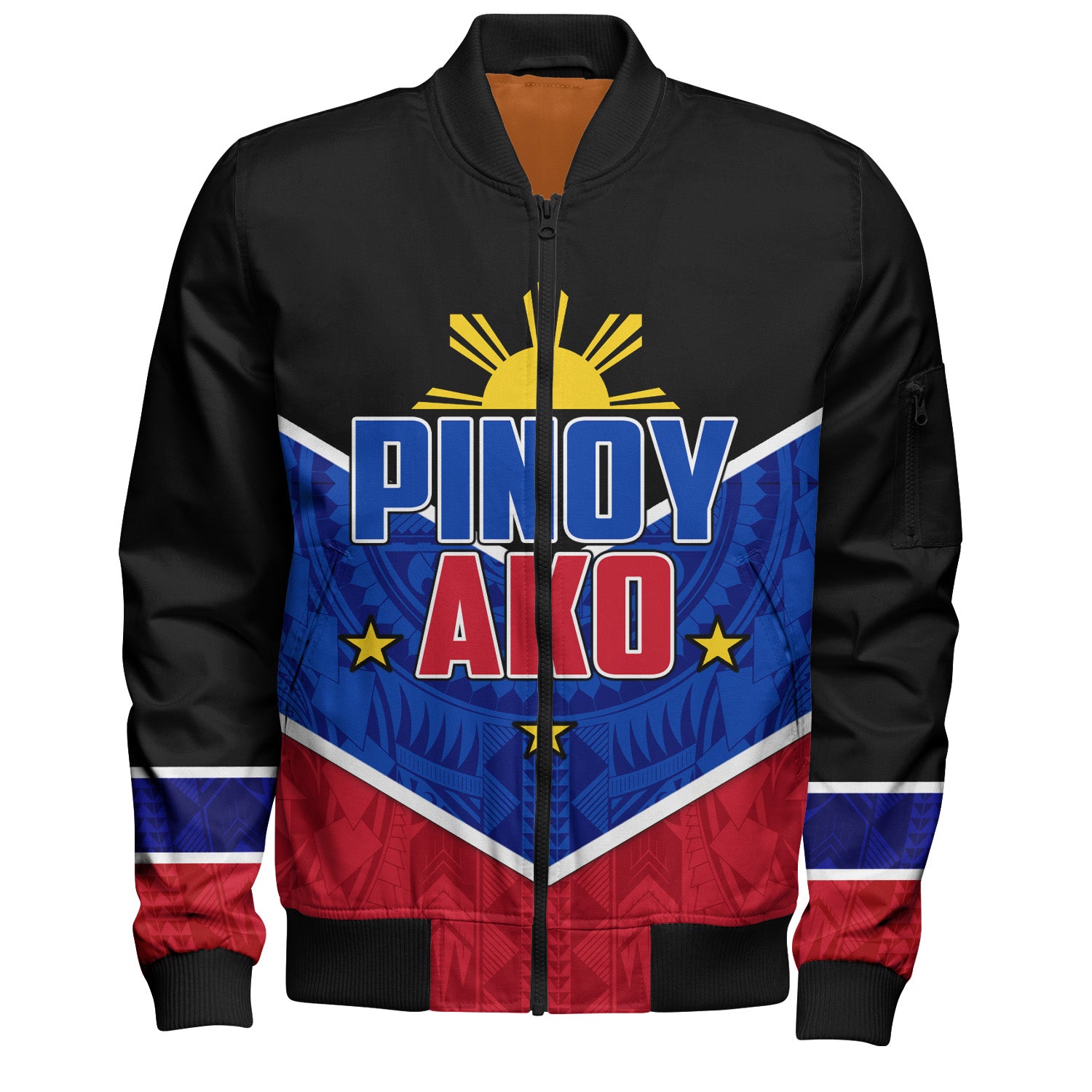 Philippines Filipinos Bomber Jacket Pinoy Ako Style | Polynesian.co