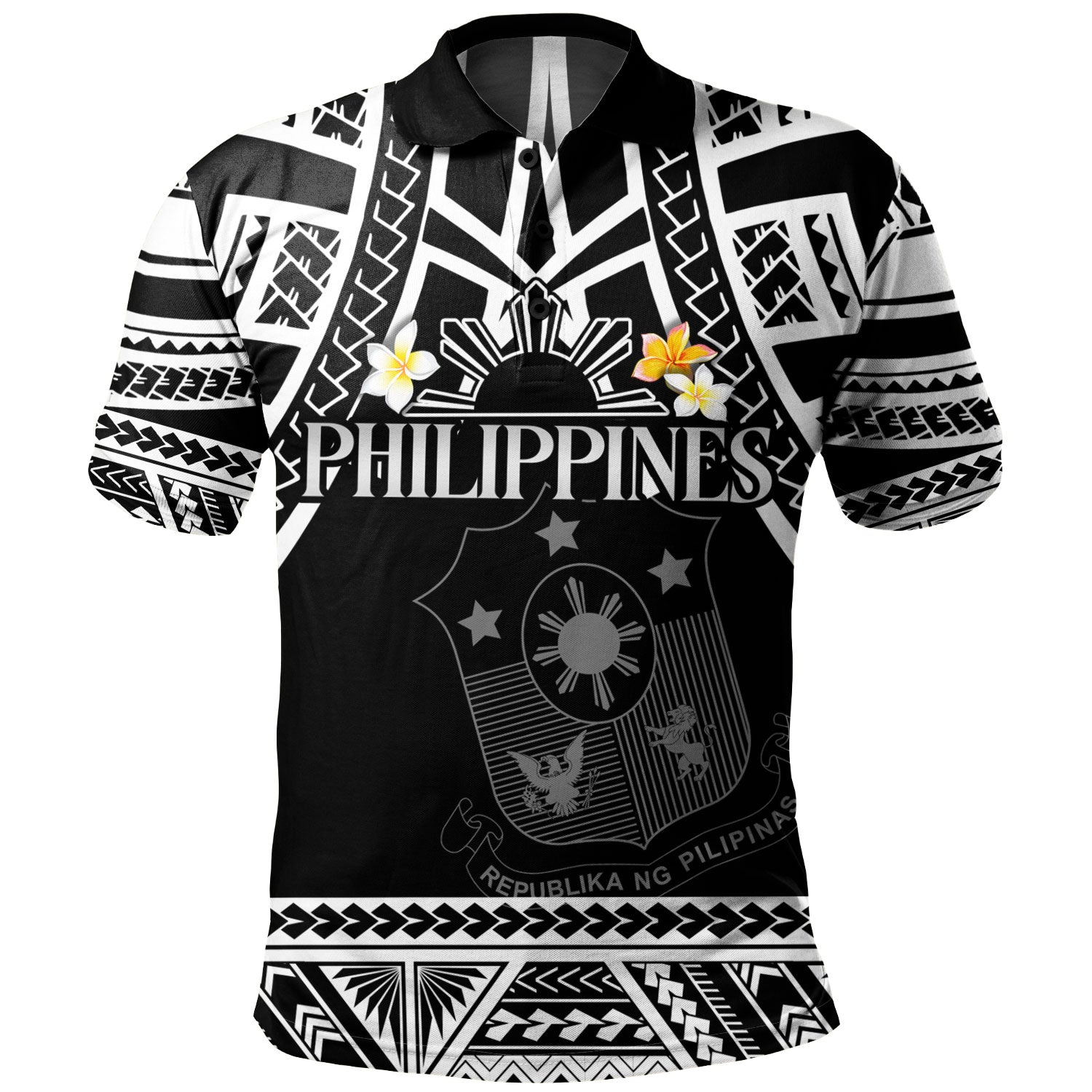 Philippines Filipinos Custom Personalised Polo Shirt Filipinos Plumeria ...