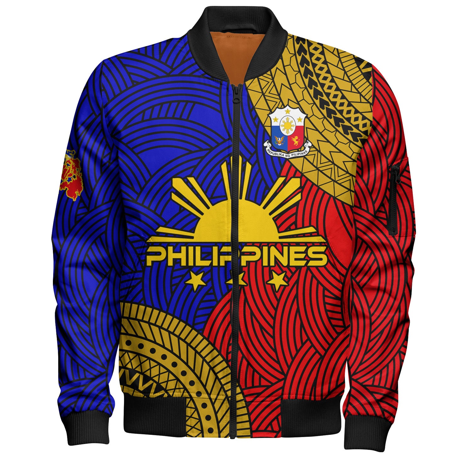 Philippines Filipinos Custom Personalised Bomber Jacket Philippines ...