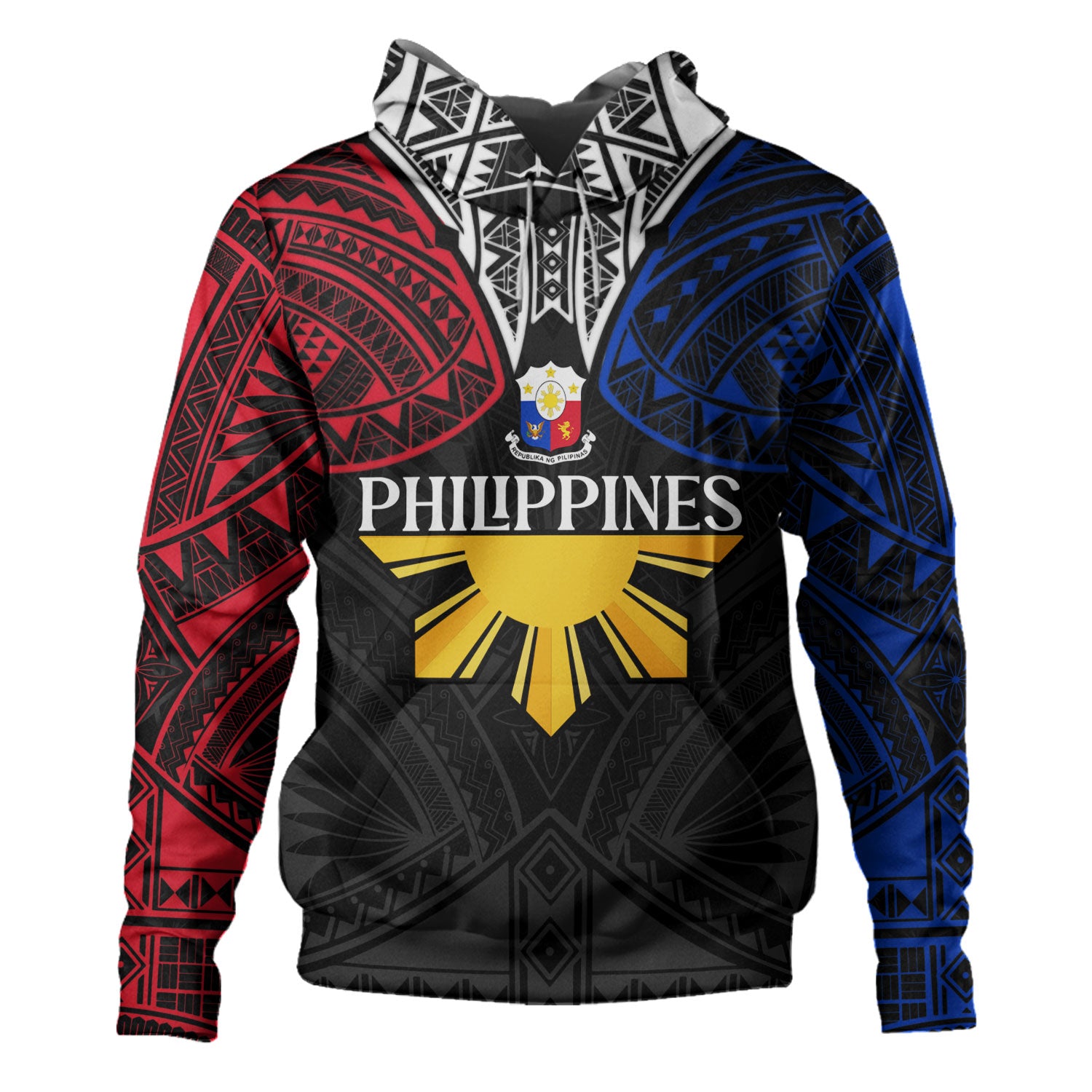 Philippines Filipinos Custom Personalised Hoodie Unique Filipino Tribal ...
