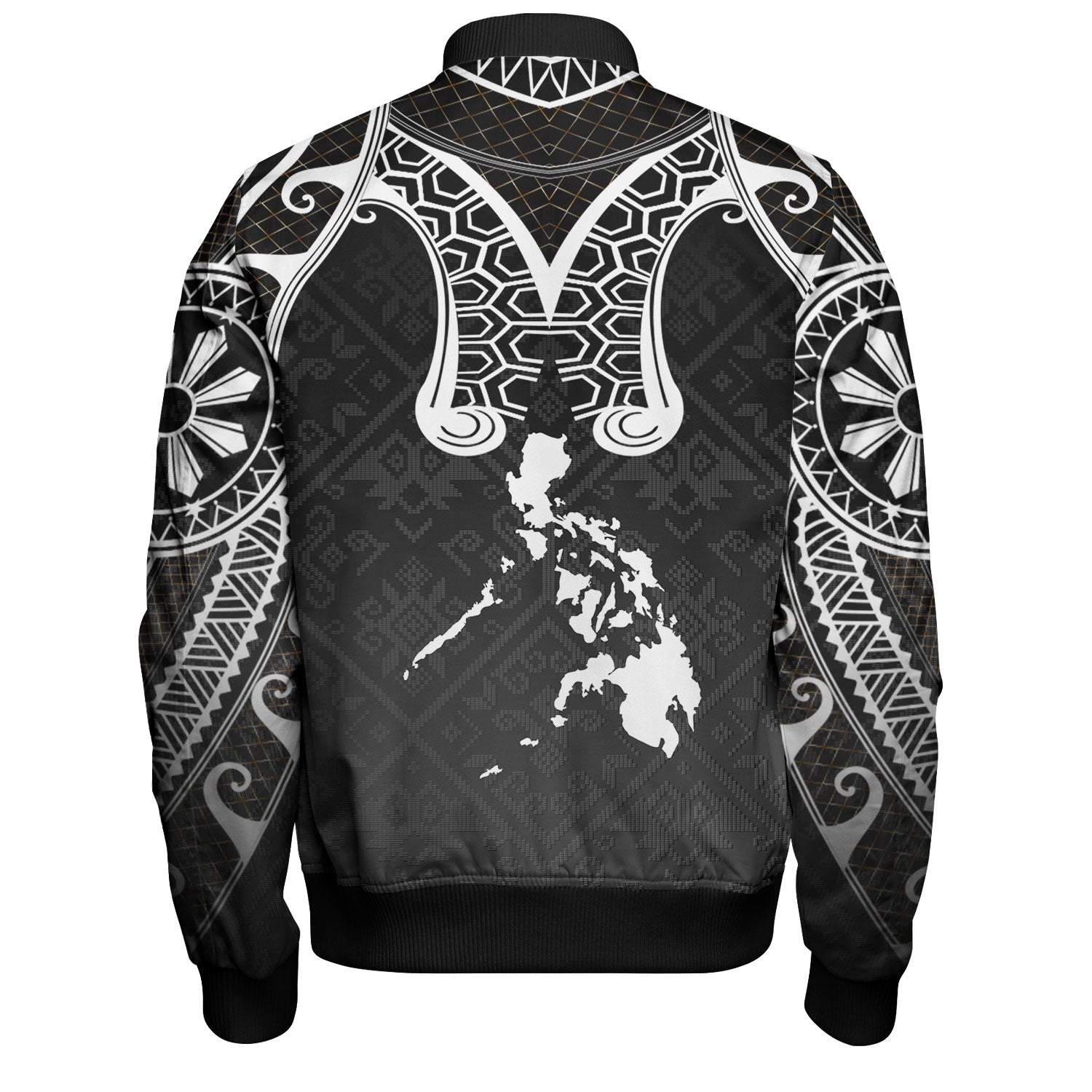 Philippines Filipinos Bomber Jacket Filipino National Tribal Patterns ...