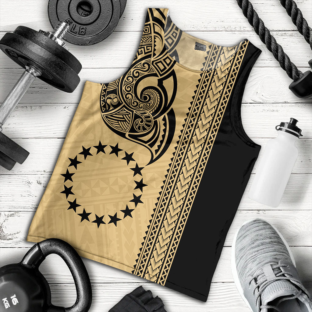 Cook Islands Tank Top Polynesian Coat Of Arms Tribal Tattoo | Polynesian.co