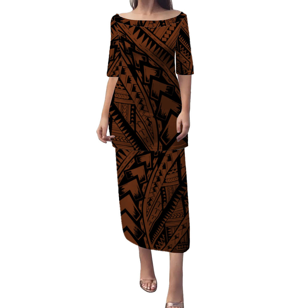 Polynesian Tribal Patterns Puletasi | Polynesian.co