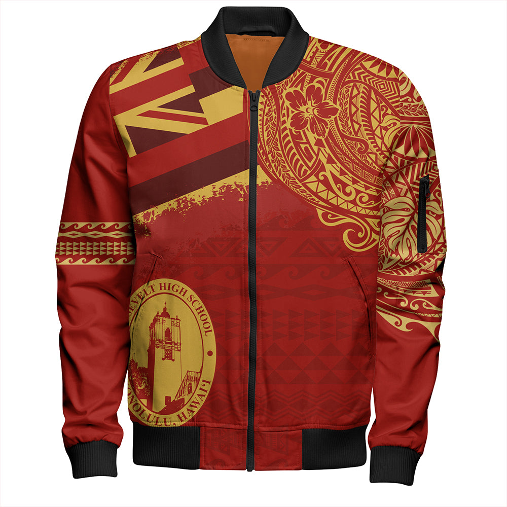 Hawaii Bomber Jacket President Theodore Roosevelt High School With ...