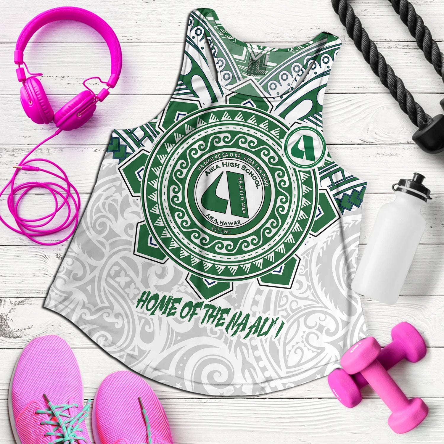 Hawaii Women Tank Custom Aiea High School Home Of The Na Ali'i Tribal ...