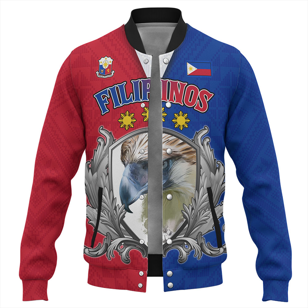 Philippines Filipinos Baseball Jacket The Philippine Eagle With ...