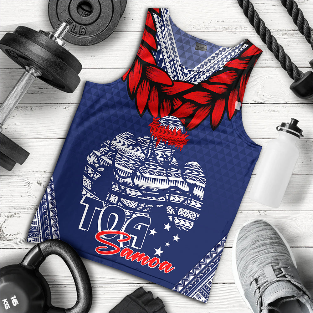 Personalised Toa Samoa Men Tank Ulafala Style Samoa Warriors ...