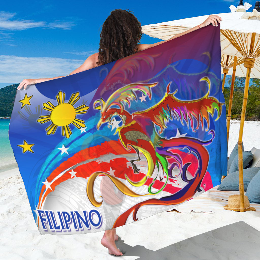 Philippines Filipino Sarimanok Maranao With Filipino Flag Design Sarong ...