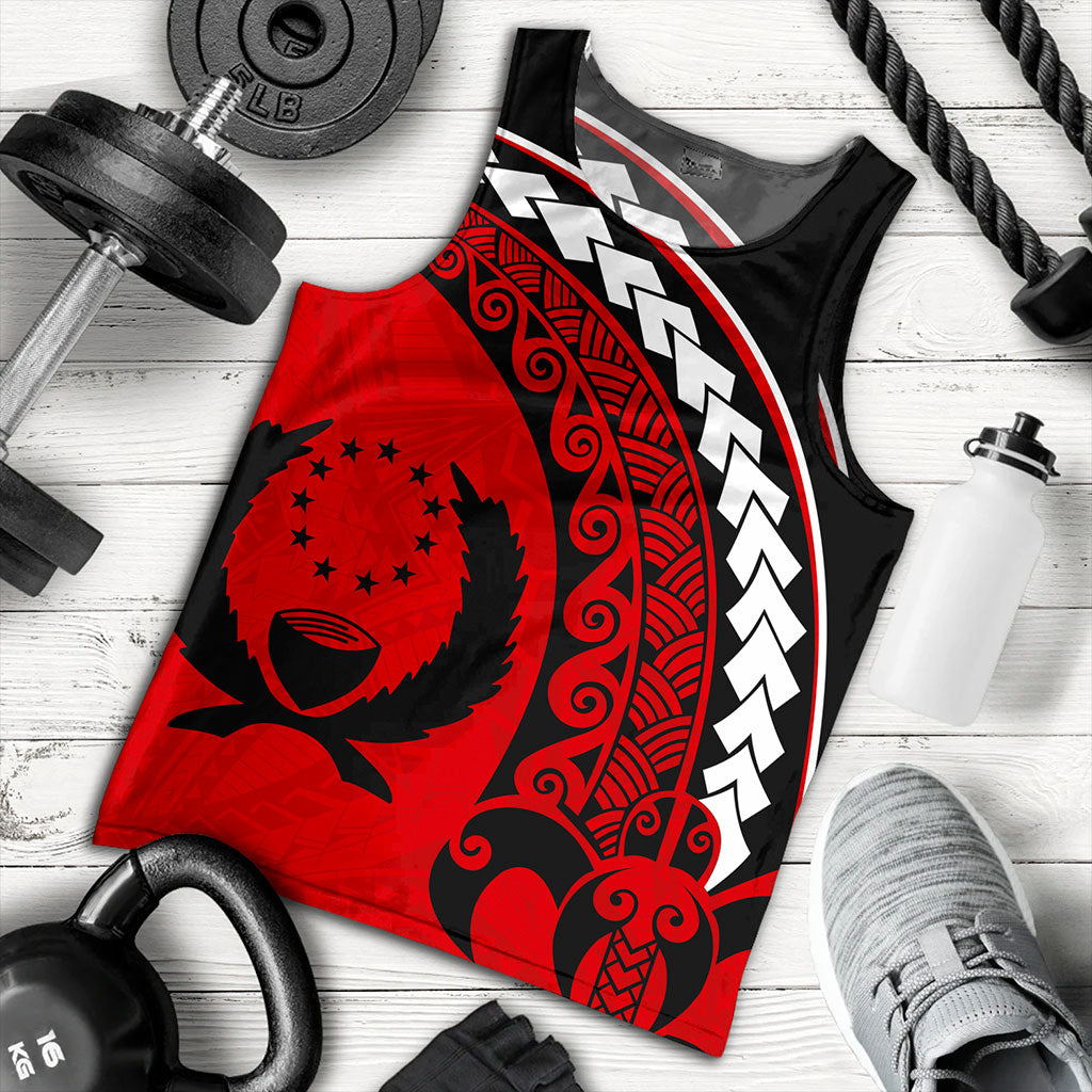 Pohnpei State Tank Top Turtle Polynesian Tribal Coat Of Arms ...