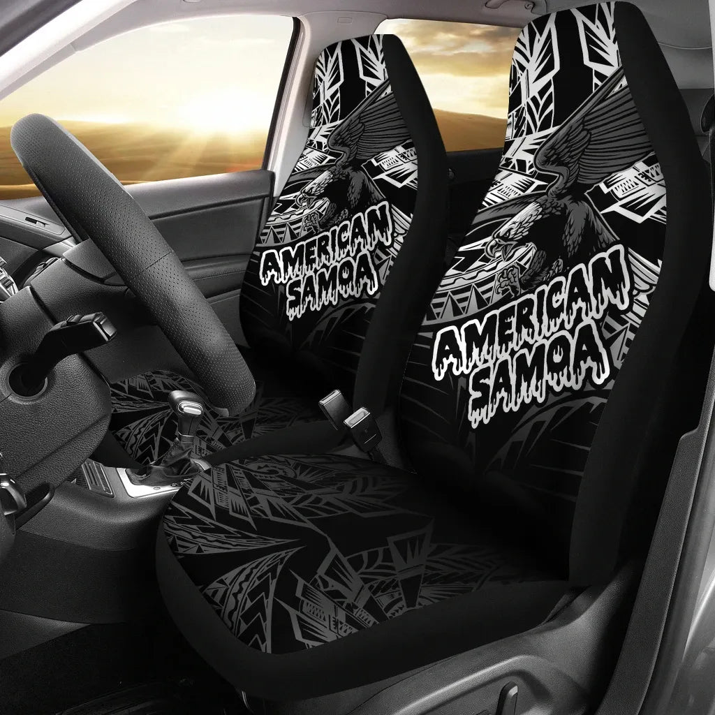 American Samoa Polynesian Car Seat Covers - Eagle Tribal Pattern ...