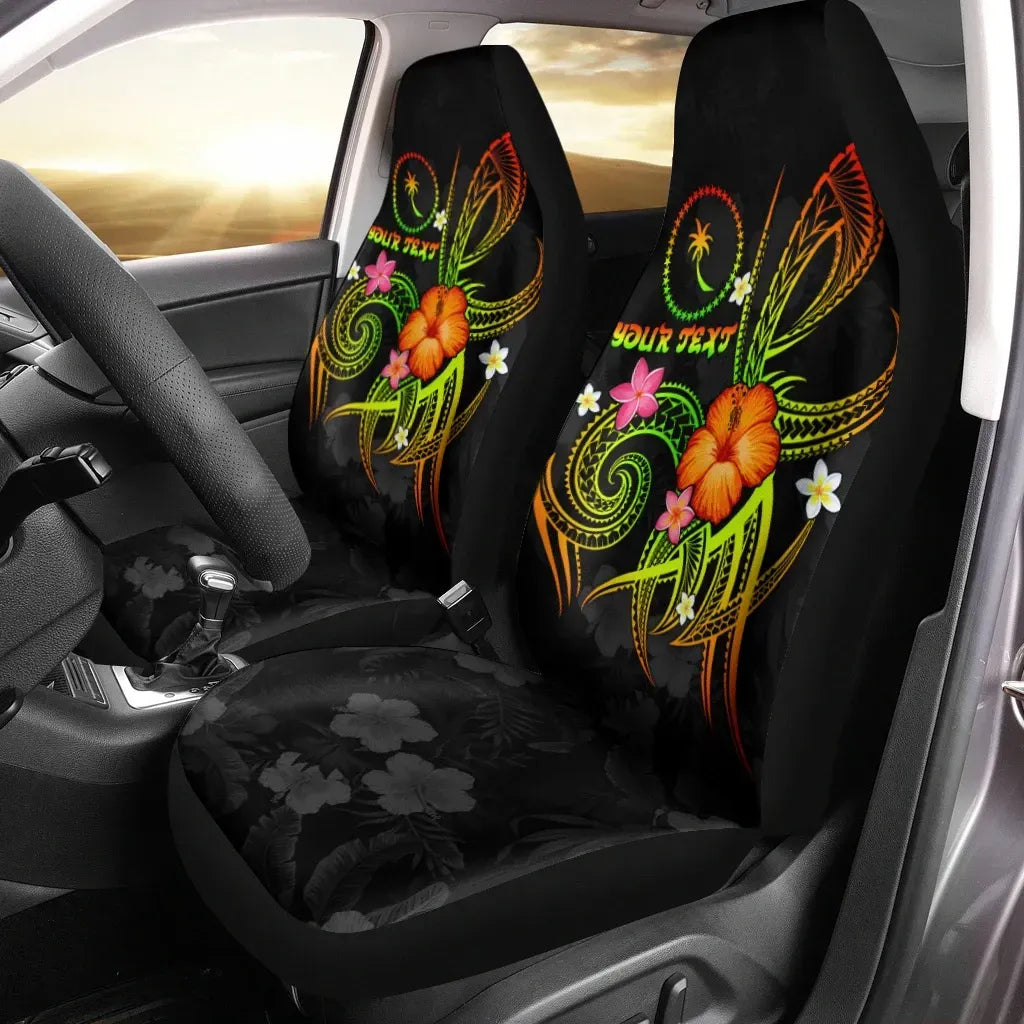 Chuuk Polynesian Personalised Car Seat Covers - Legend of Chuuk (Reggae ...