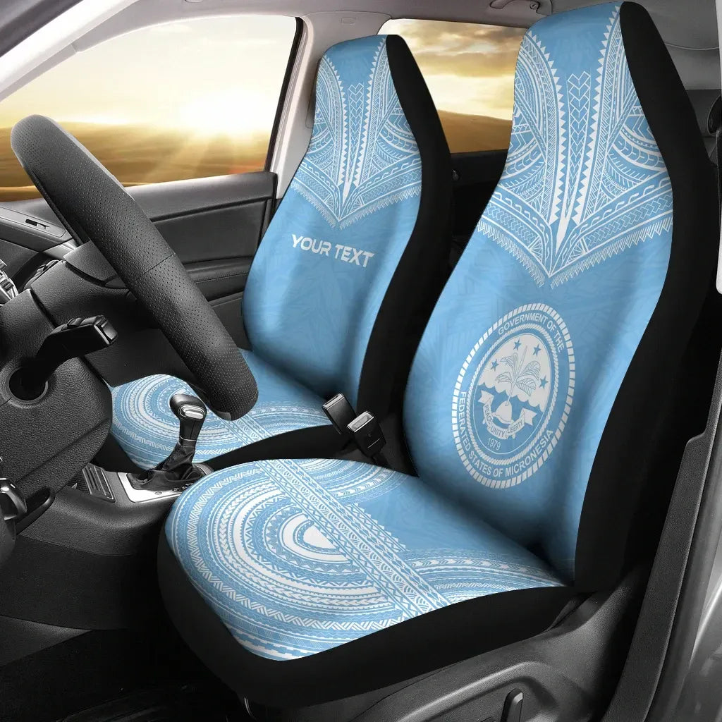 Federated States of Micronesia Custom Personalised Car Seat Cover - FSM ...