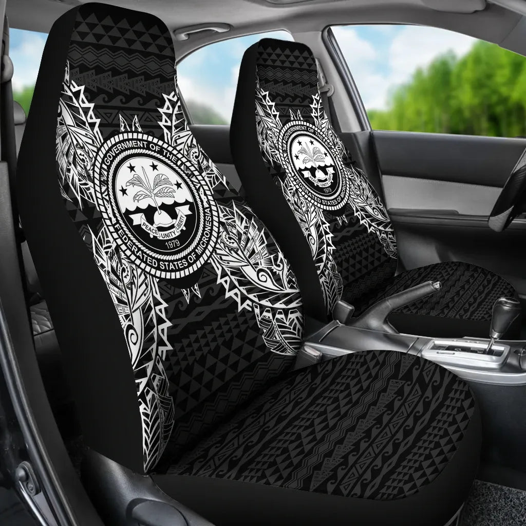 Federated States Of Micronesia Polynesia Car Seat Cover - FSM Seal Map ...