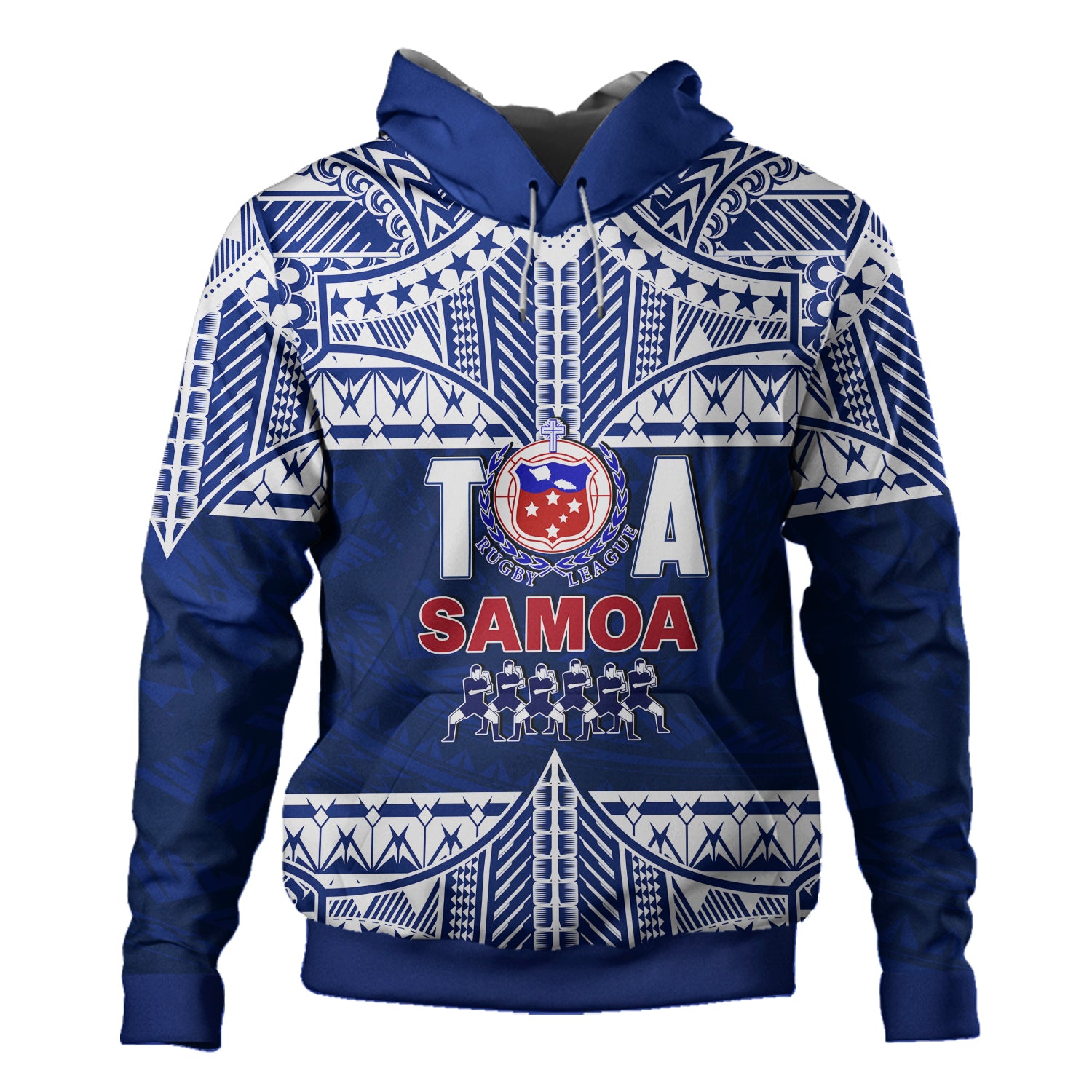 Toa Samoa Rugby Hoodie Siva Tau | Polynesian.co