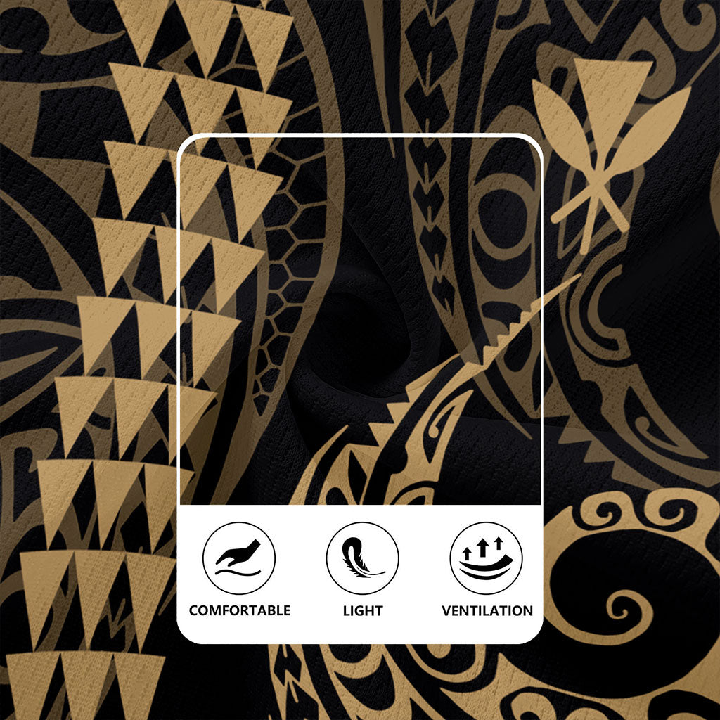 Hawaii Rugby Jersey Kanaka Kakau Style Ver.1 | Polynesian.co