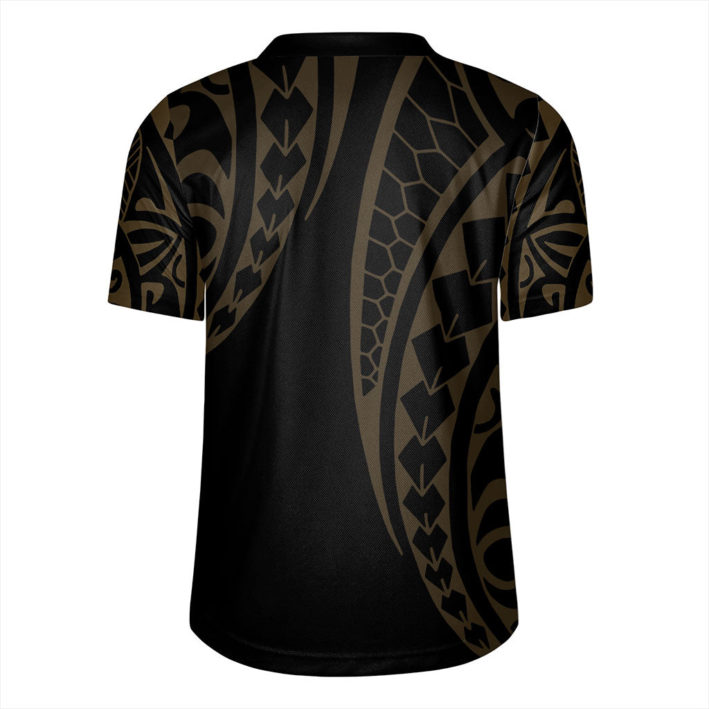 Hawaii Rugby Jersey Kanaka Kakau Style Ver.1 | Polynesian.co