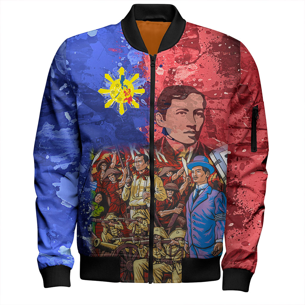 Philippines Filipinos Bomber Jacket National Heroes Dawring Art Style ...