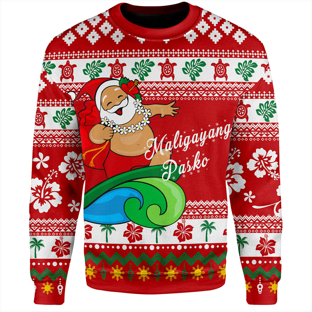 Philippines Filipinos Sweatshirt Santa Claus Ho Ho Ho Christmas ...