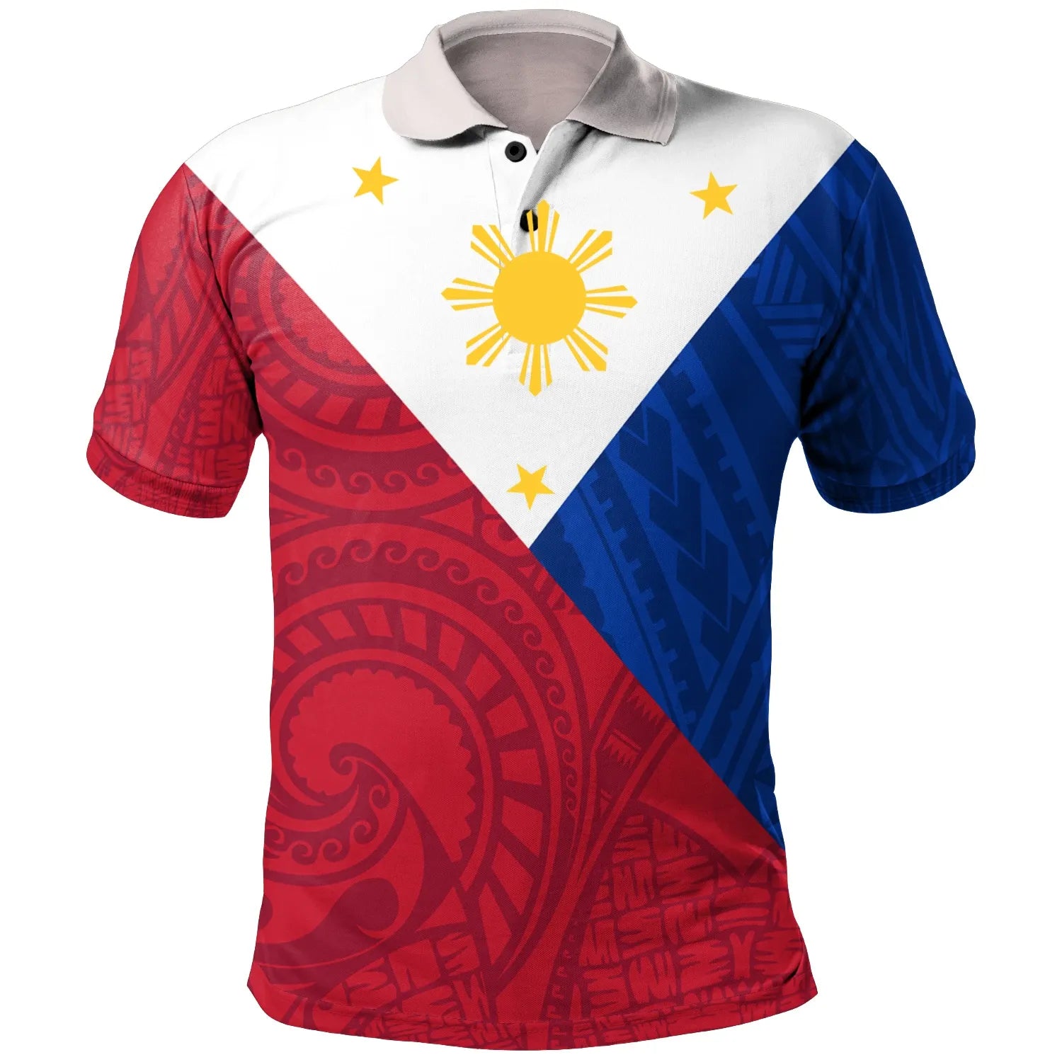 Philippines Polo Shirt - Flag Style | Polynesian.co