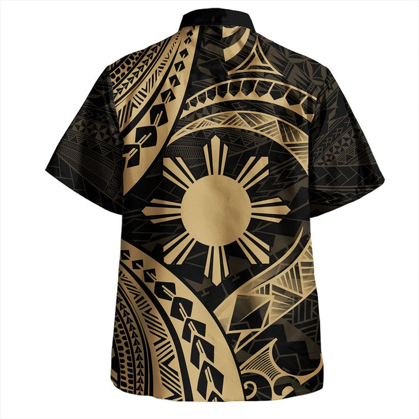 Philippines Filipinos Hawaiian Shirt Tribal Design Tattoo | Polynesian.co