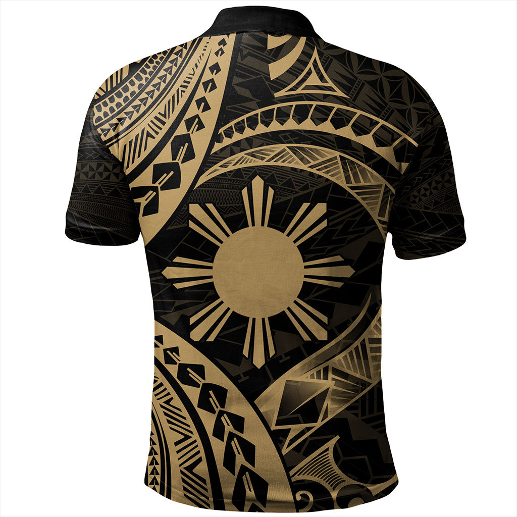 Philippines Filipinos Polo Shirt Tribal Design Tattoo | Polynesian.co