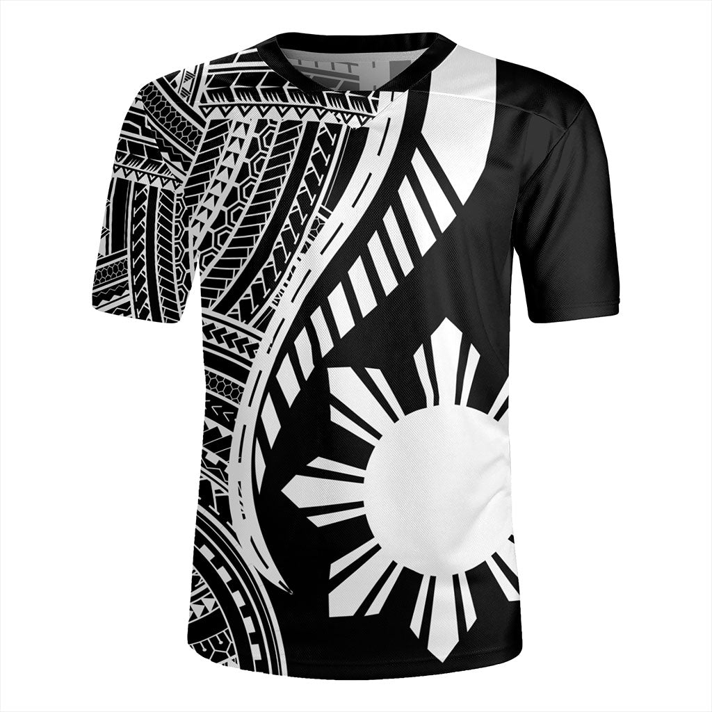 Philippines Filipinos Rugby Jersey Tribal Polynesian Pattern Original ...