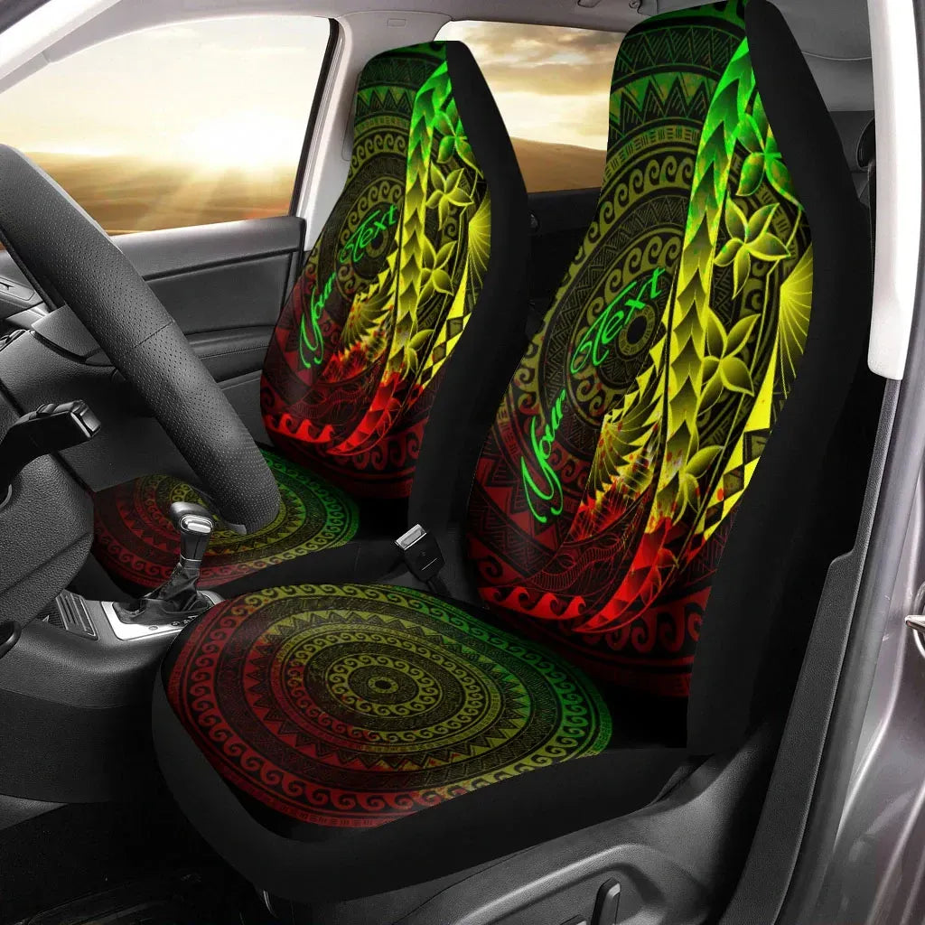 Samoa Car Seat Covers - Custom Personalised Polynesian Pattern Style ...