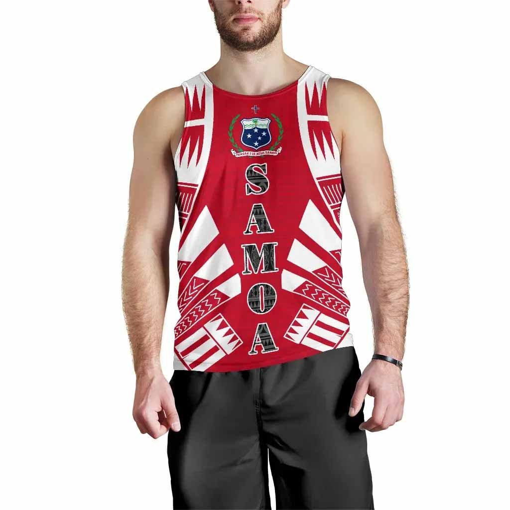 Samoa Men Tank Top - Polynesian Tattoo Flag | Polynesian.co