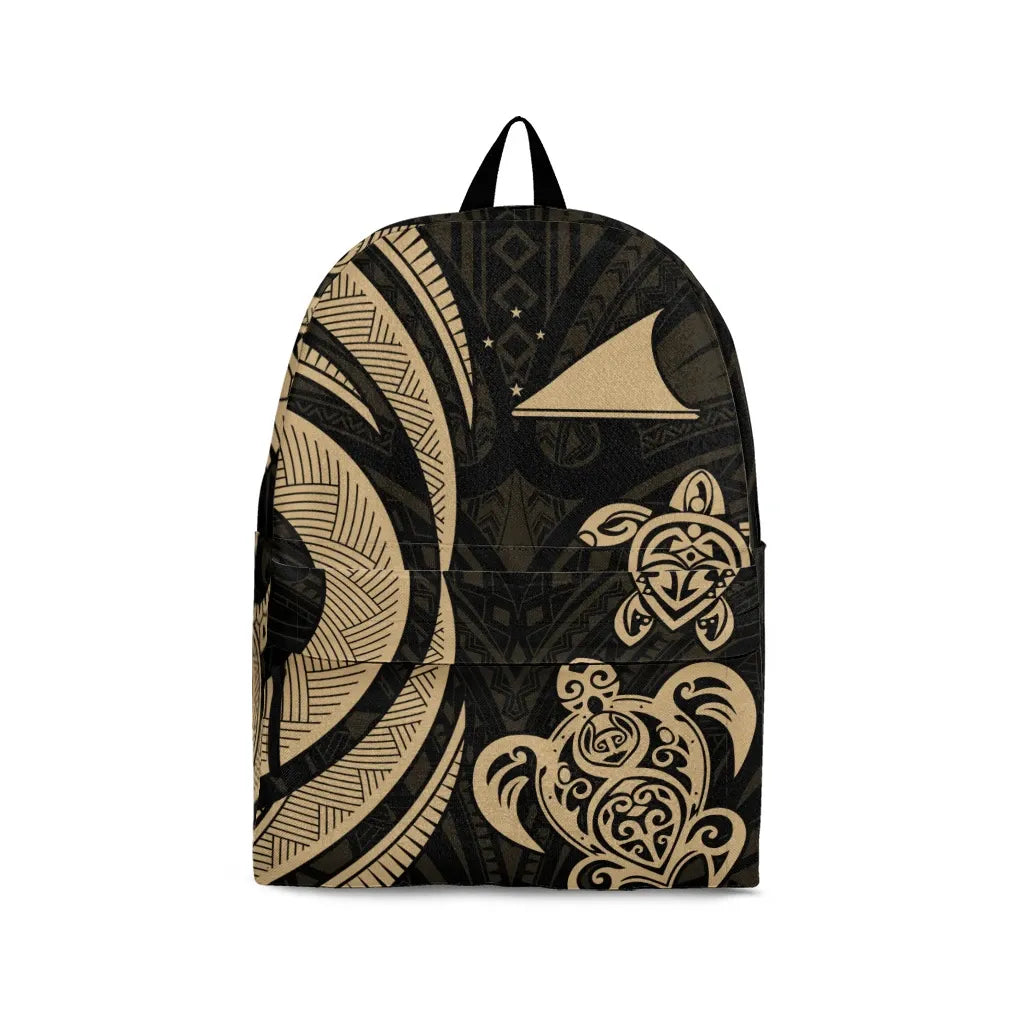 Tokelau Backpack - Gold Tentacle Turtle – Polynesian.co
