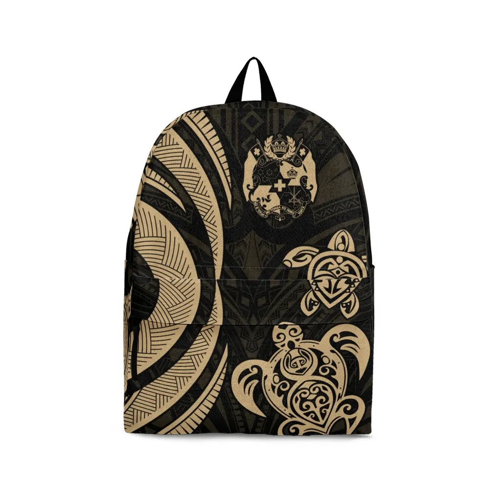 Tonga Backpack - Gold Tentacle Turtle – Polynesian.co