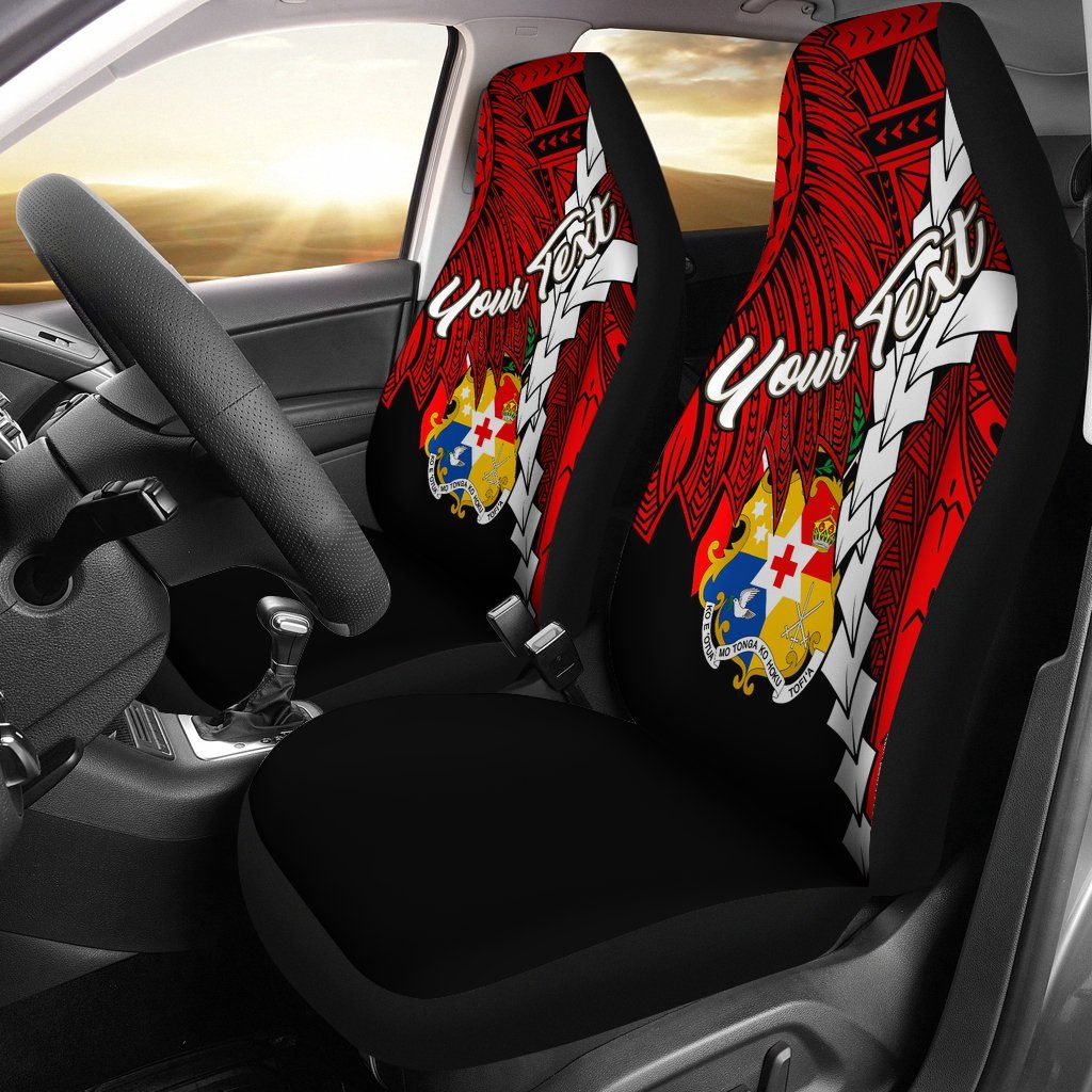 Tonga Polynesian Custom Personalised Car Seat Covers - Tribal Wave ...