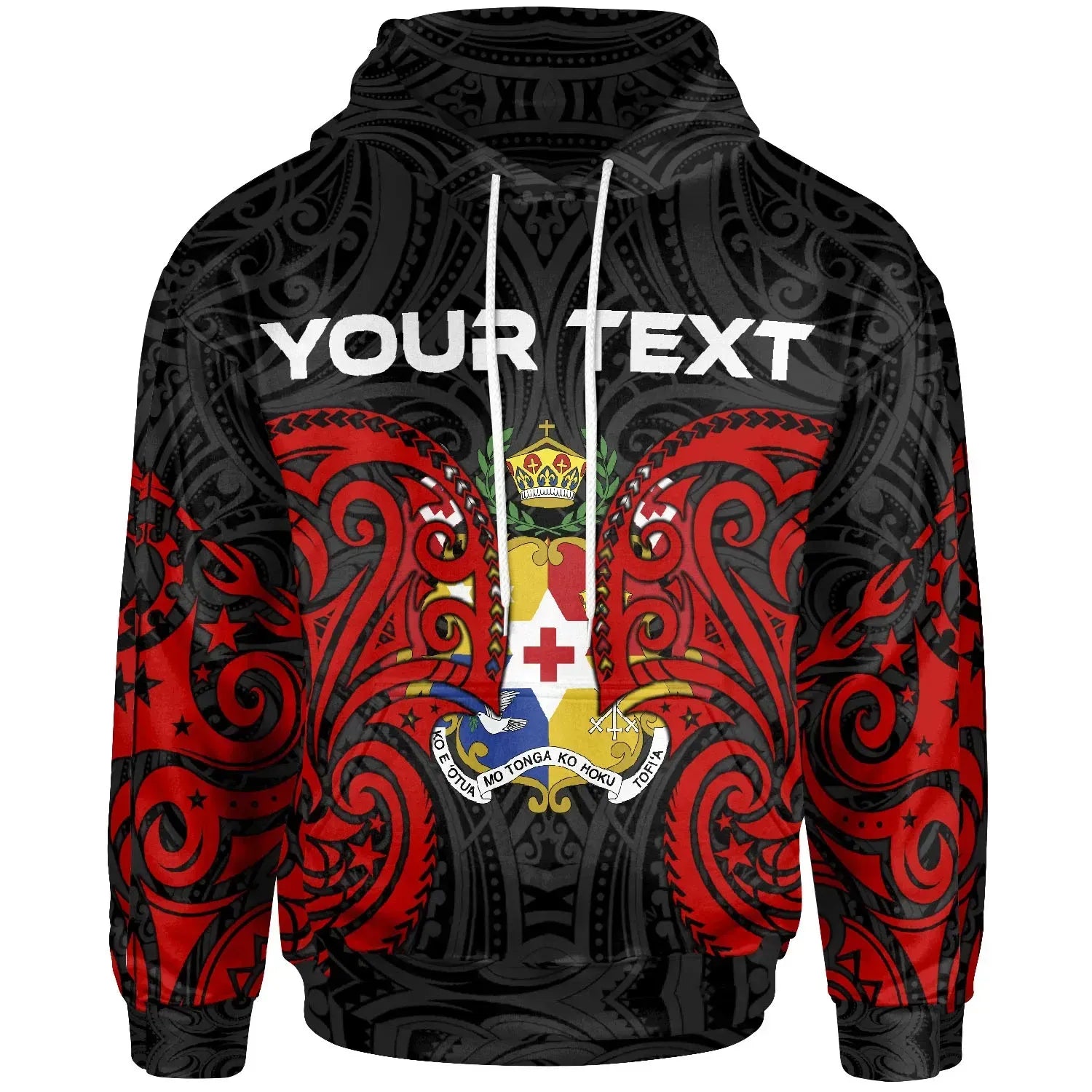 Tonga Polynesian Custom Personalised Hoodie - Tongan Spirit | Polynesian.co