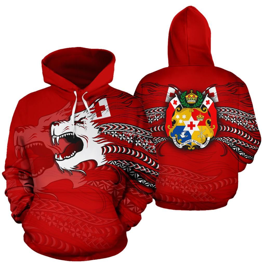 Tonga Polynesian Hoodie - Tongan Pride Lion | Polynesian.co